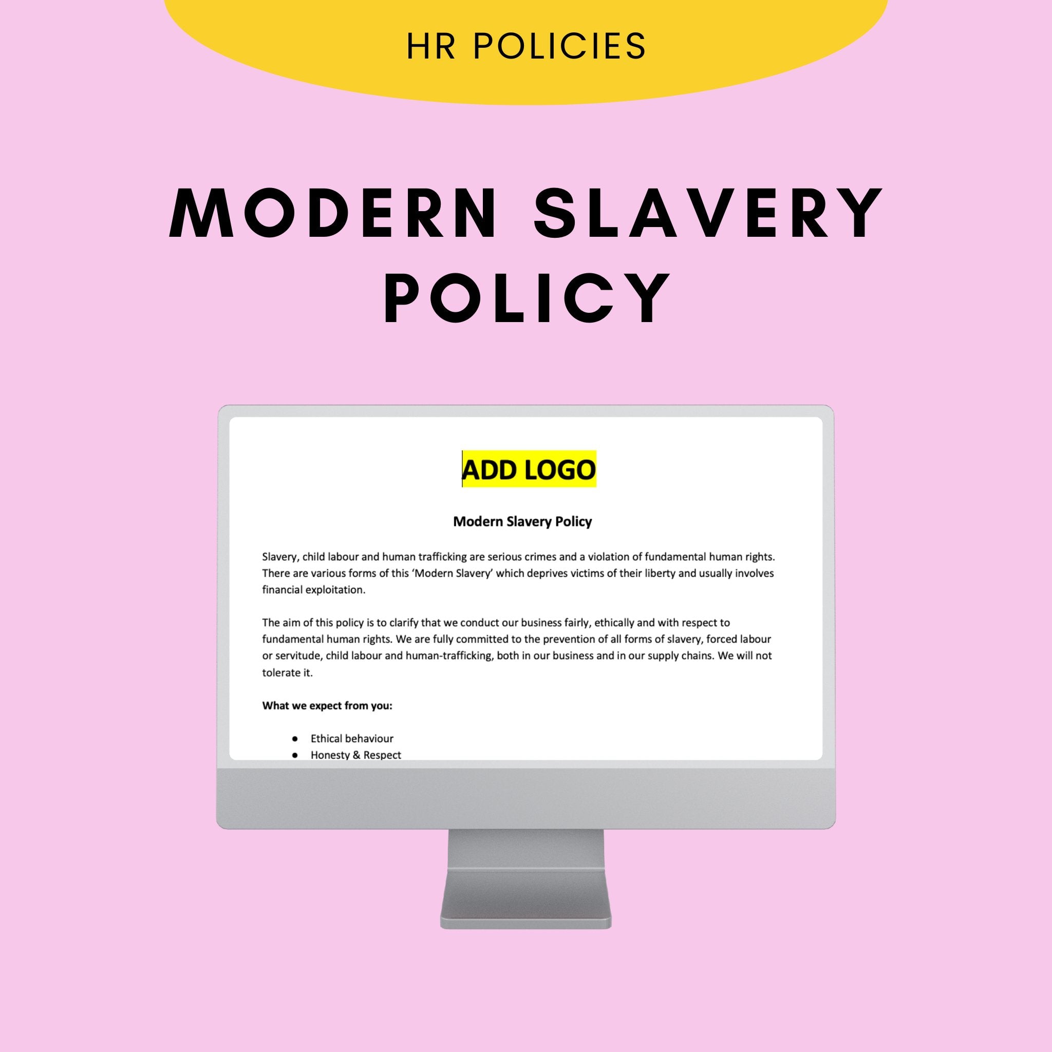 Modern Slavery Policy Template for UK Businesses – Modern HR