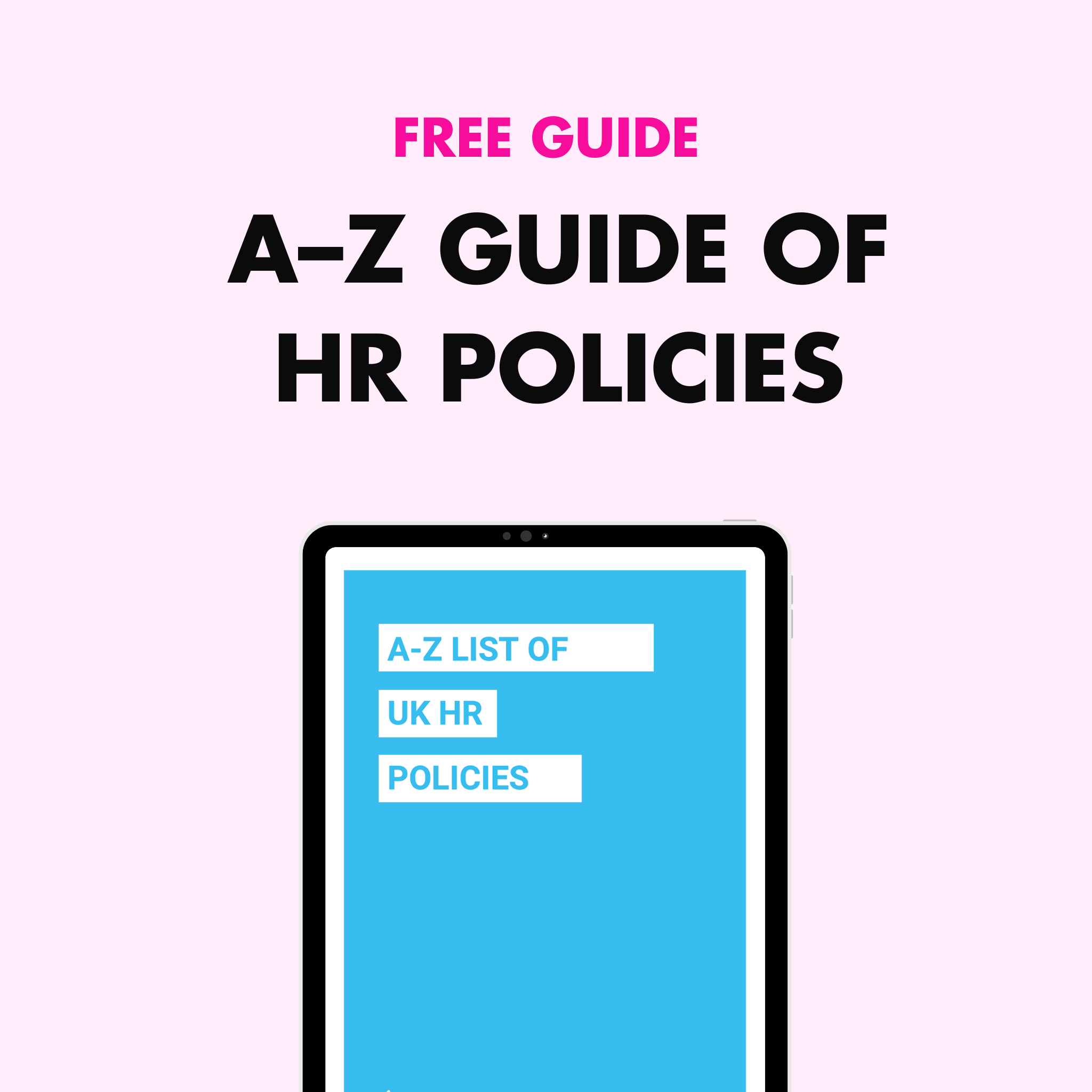 A-Z List of HR Policies - For UK Businesses – Modern HR