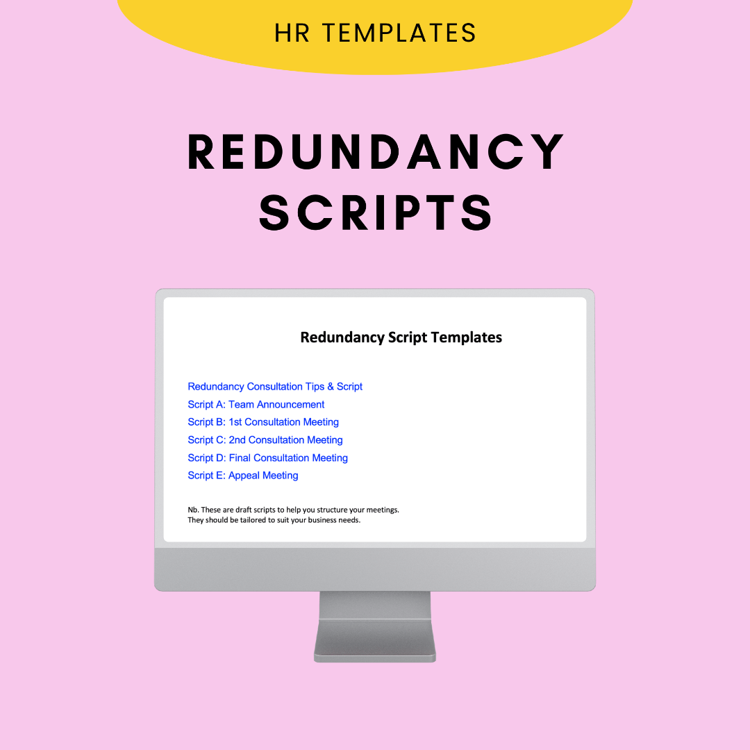 Redundancy Scripts | Modern HR UK