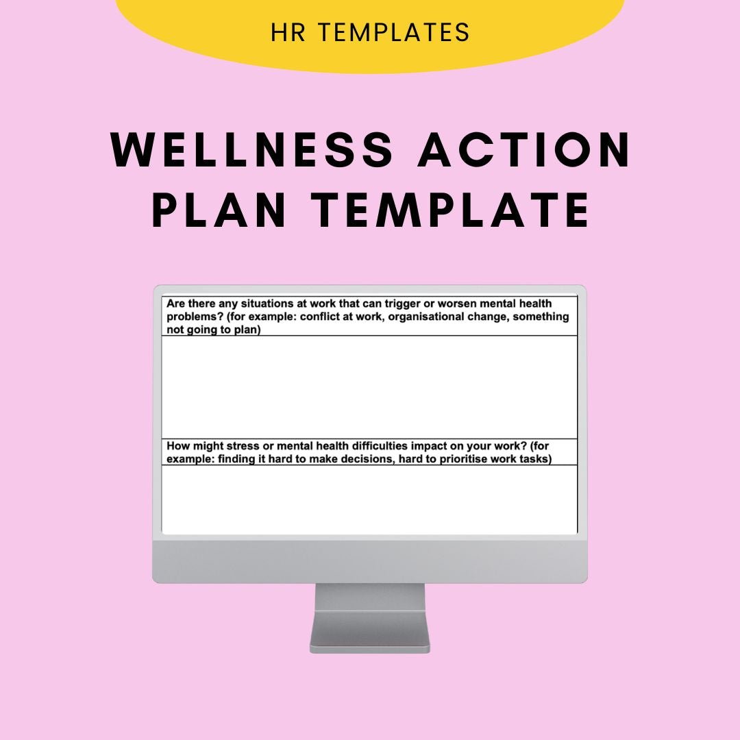 Wellness Action Plan Template for UK Businesses – Modern HR