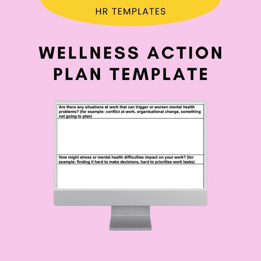 Wellness Action Plan Template for UK Businesses – Modern HR