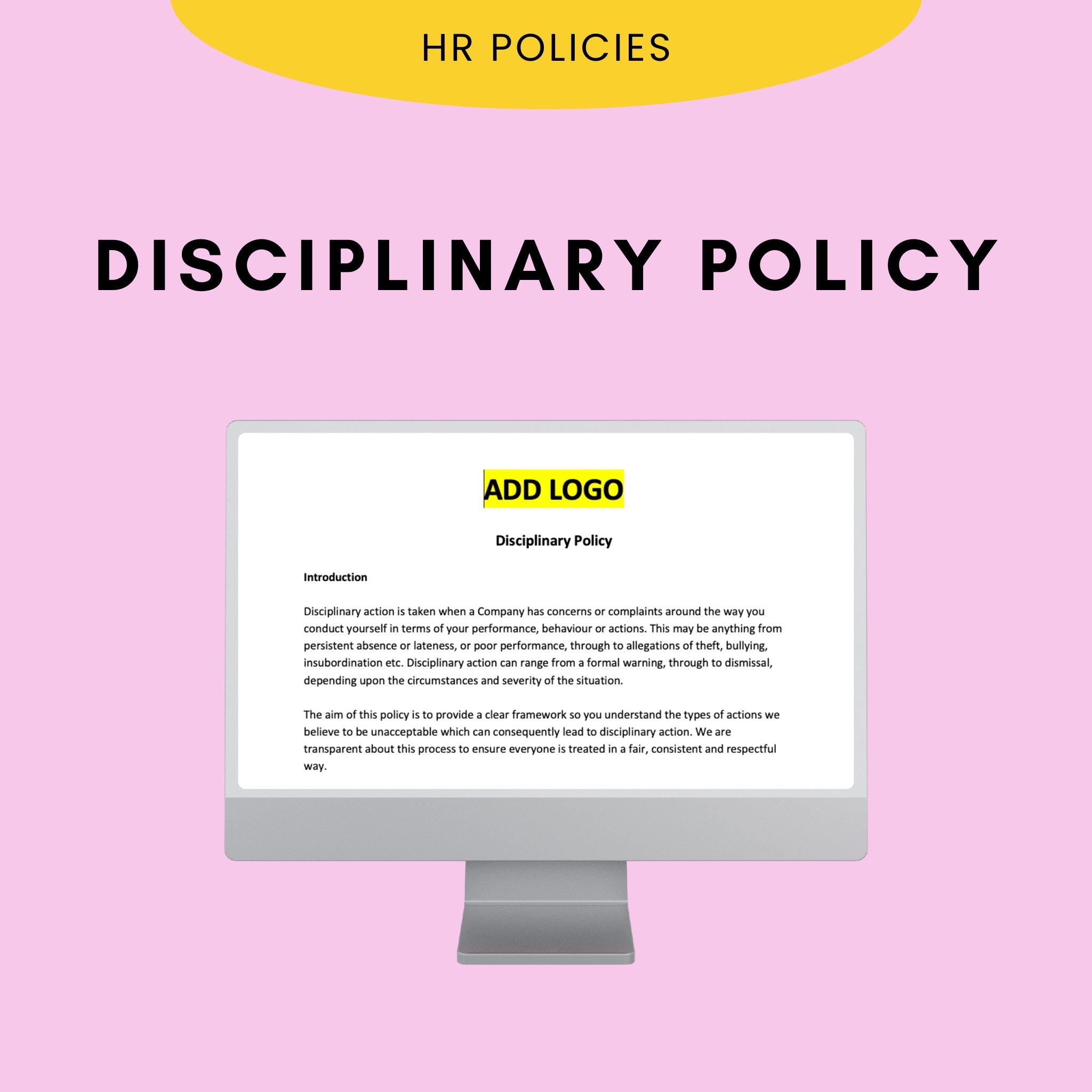 Disciplinary Policy Template | Modern HR UK
