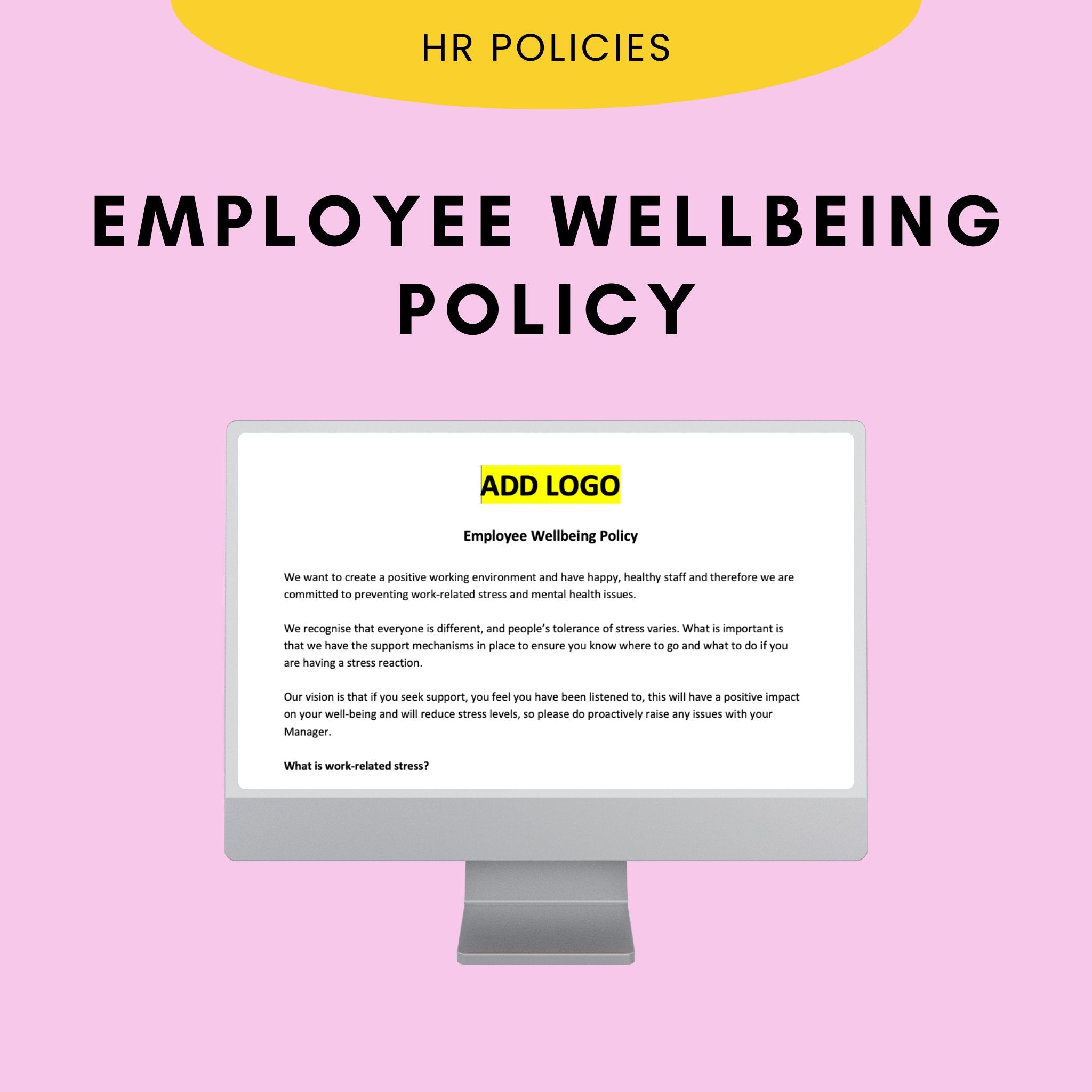 Employee Wellbeing Policy Template for UK Businesses – Modern HR