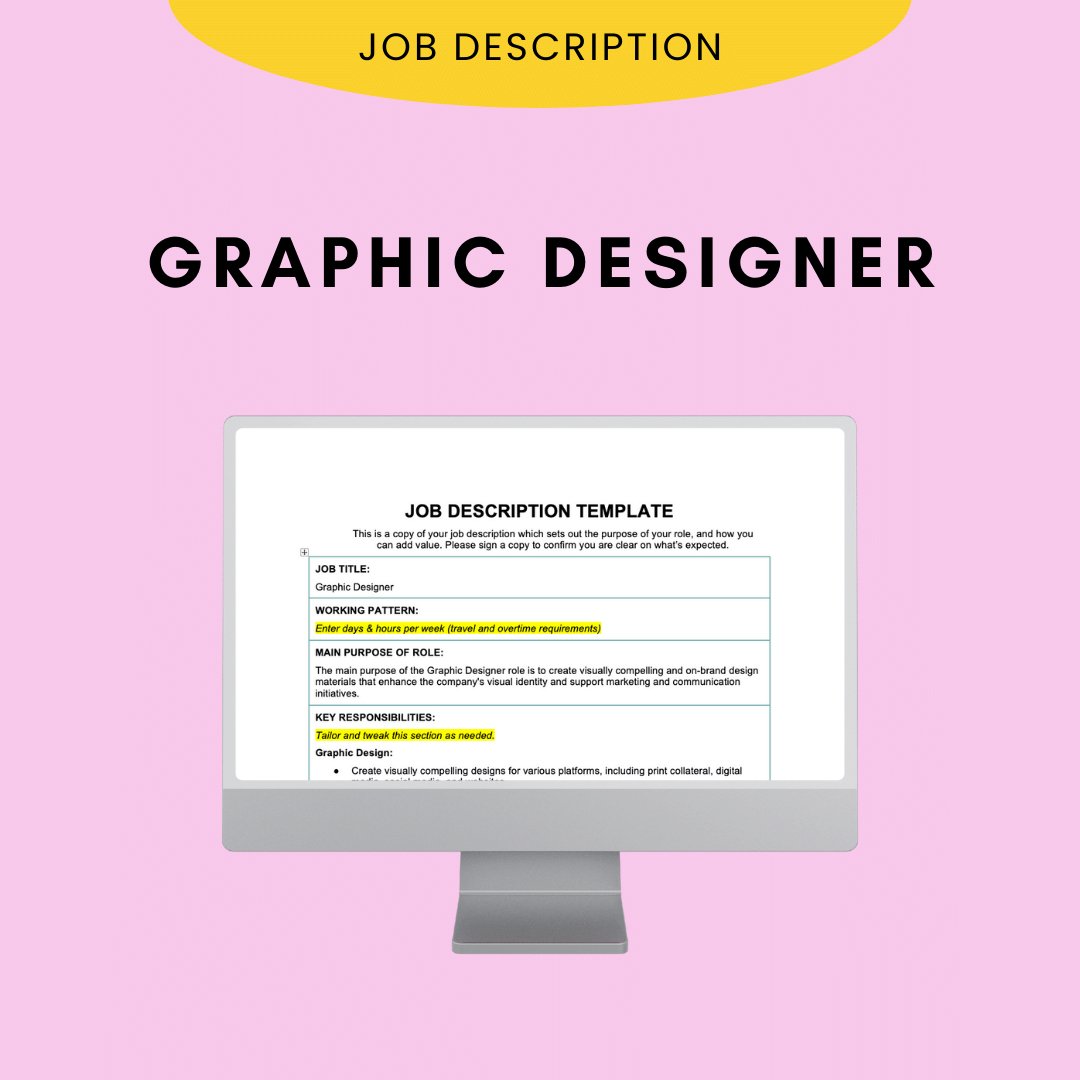 Graphic Designer Job Description Template – Modern HR