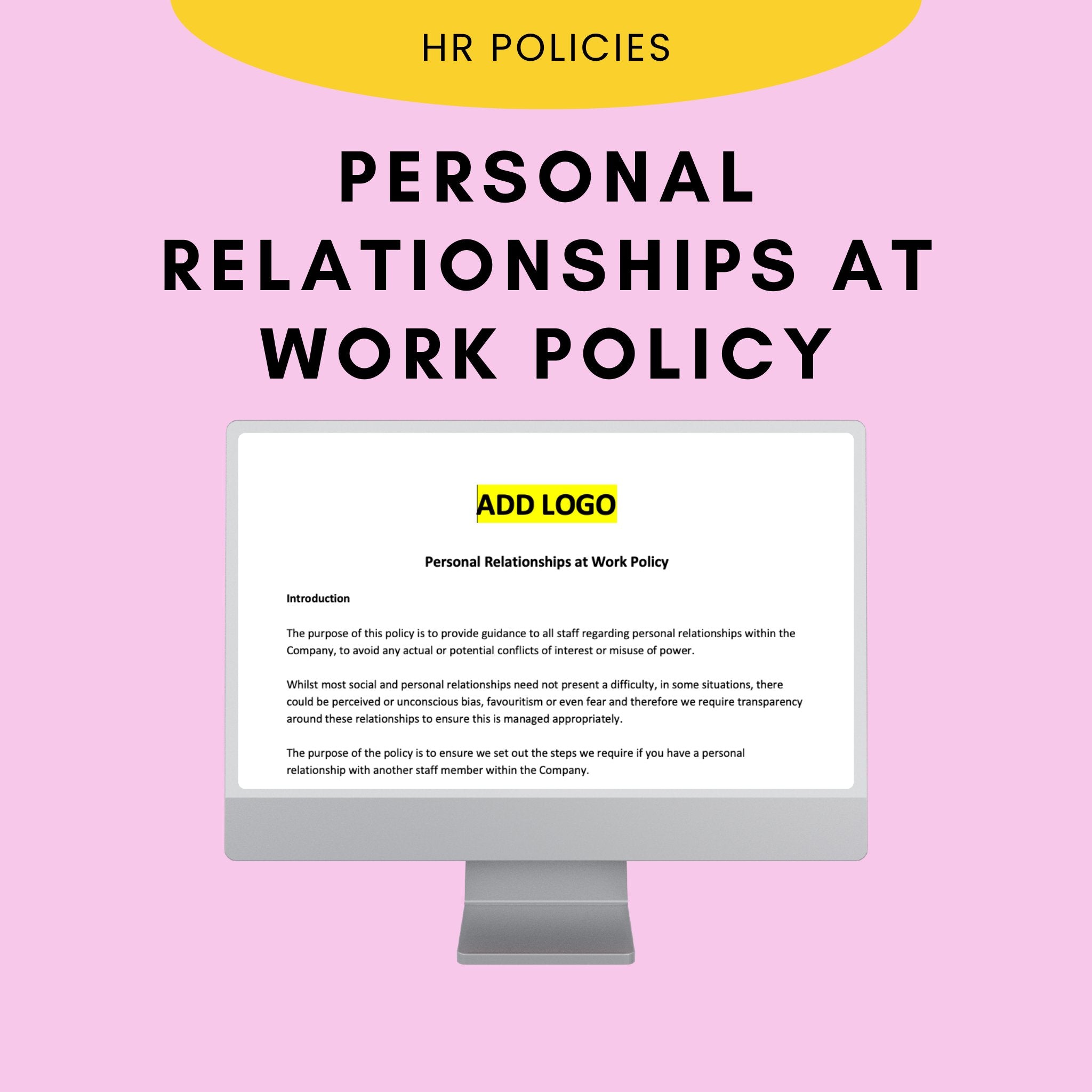 Personal Relationships at Work Policy – Modern HR